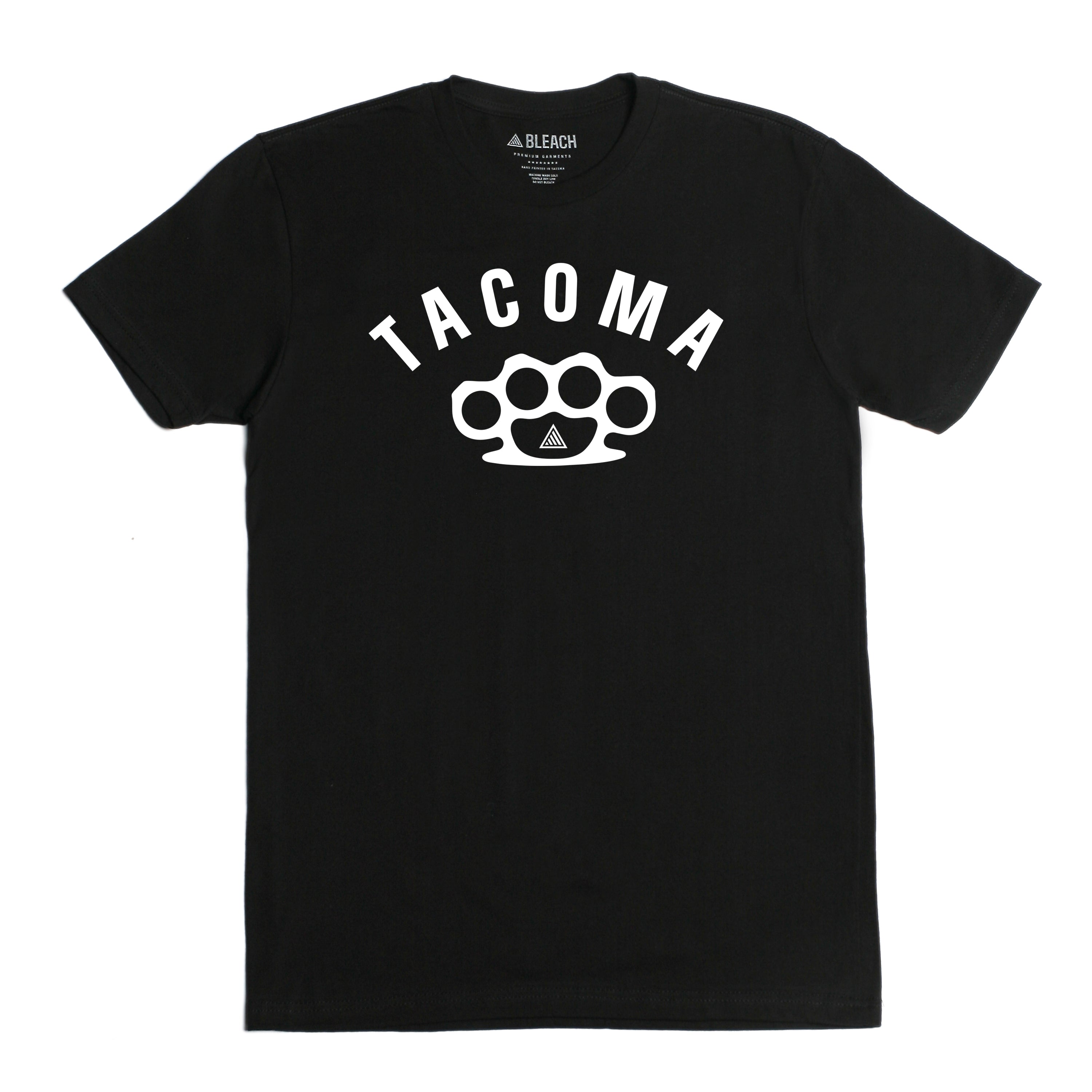 Knuckles Tee - Black/White – Bleach